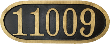 Buy Address Plaque - 6″ x 15-1/4″ Yellow Brass | A & B Foundry LLC