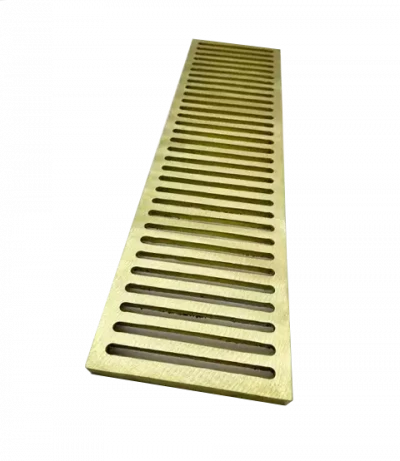 Buy Channel Drain - 6-1/2″ x 24″ Yellow Brass | A&B Foundry LLC