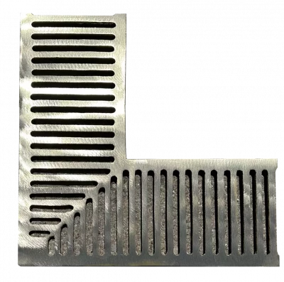 AB Foundry Channel Drain - 90 Degree - 16″ Red Brass