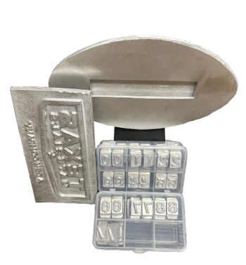 Buy Concrete Name Stamp Kit - Date Stamp and Custom Logo Stamp | A & B ...