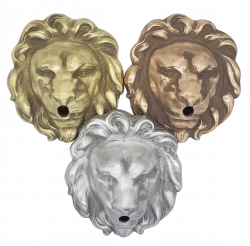 Buy Lion Head - Brave - 7″ Aluminum | A&B Aluminum & Brass Foundry