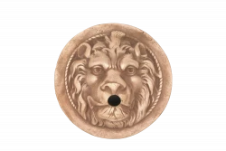 Buy Lion Head - Round - 7″ Aluminum | A&B Aluminum & Brass Foundry