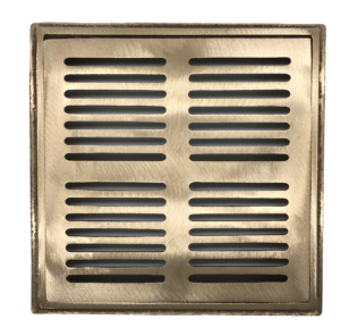 Buy Square Drain Set - 10″ Aluminum | A & B Foundry LLC