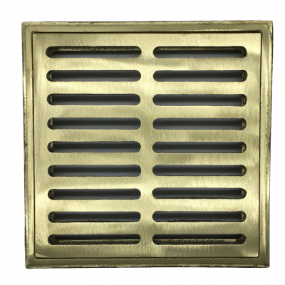 Buy Square Drain Set - Heavy Load - 10″ Red Brass | A&B Foundry LLC
